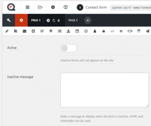 Deactivating a form | ThemeCatcher Support