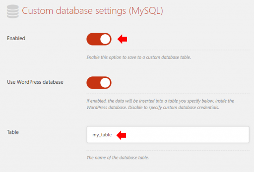 Saving Form Data To A Custom Database Themecatcher Support